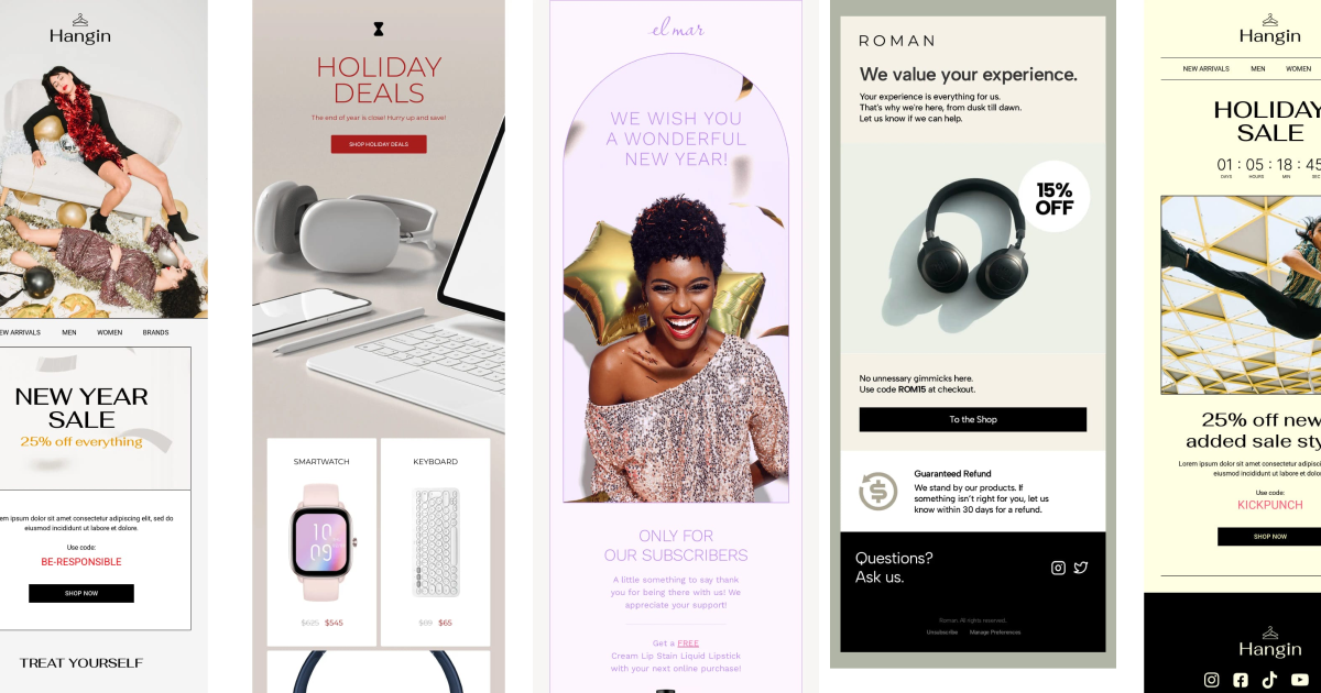 Free discount offer email templates - Customize with Tabular