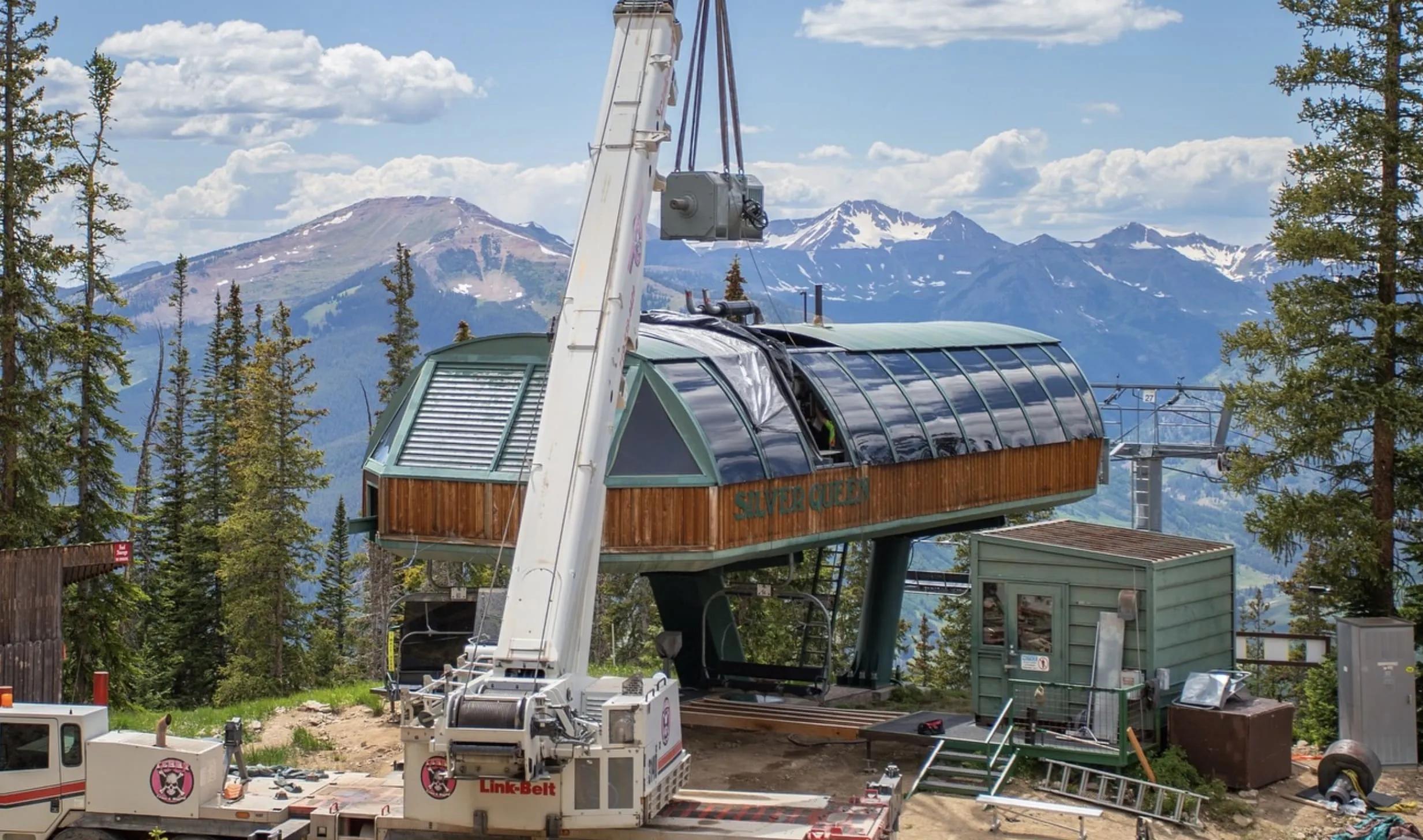 Crested Butte's Silver Queen Chairlift Gets Motor Upgrade