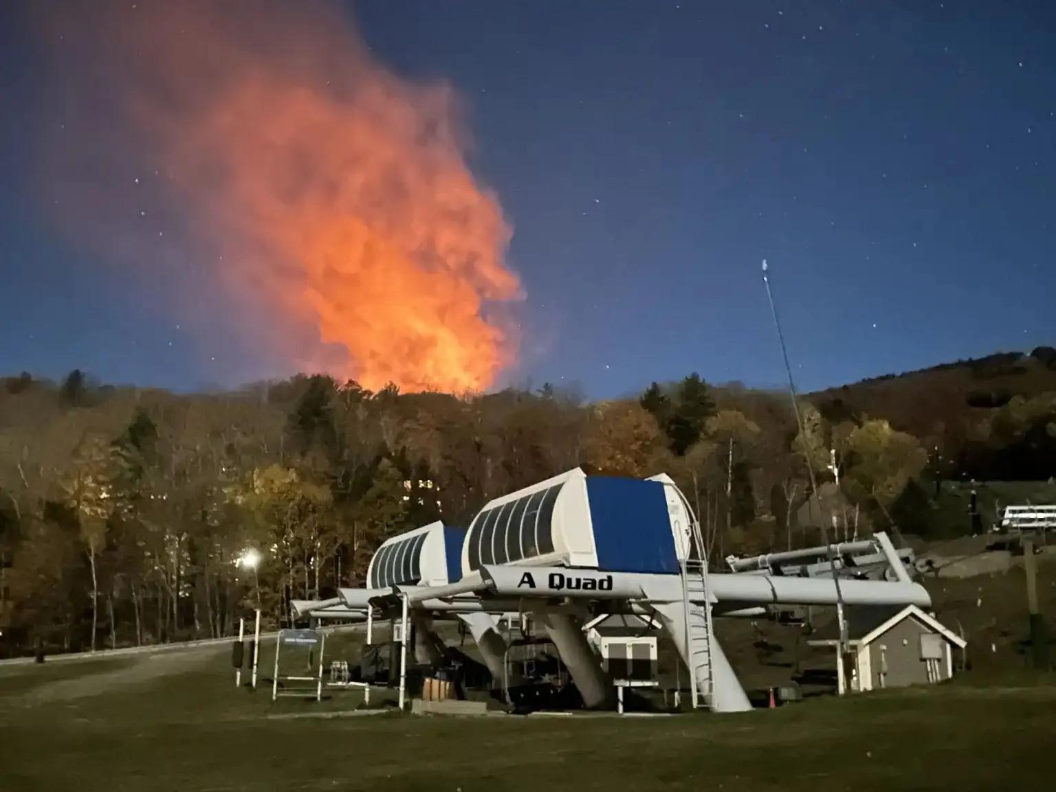 Fire Destroys Portion of Slopeside Condos Near Okemo Resort