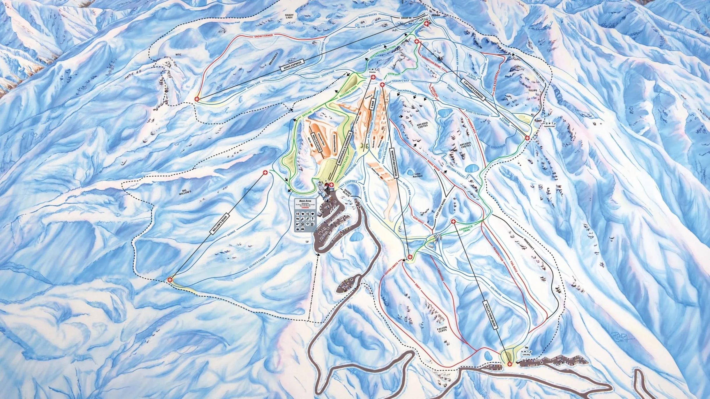 Cardrona Expands: New Trail Map for 2025 Ski Season