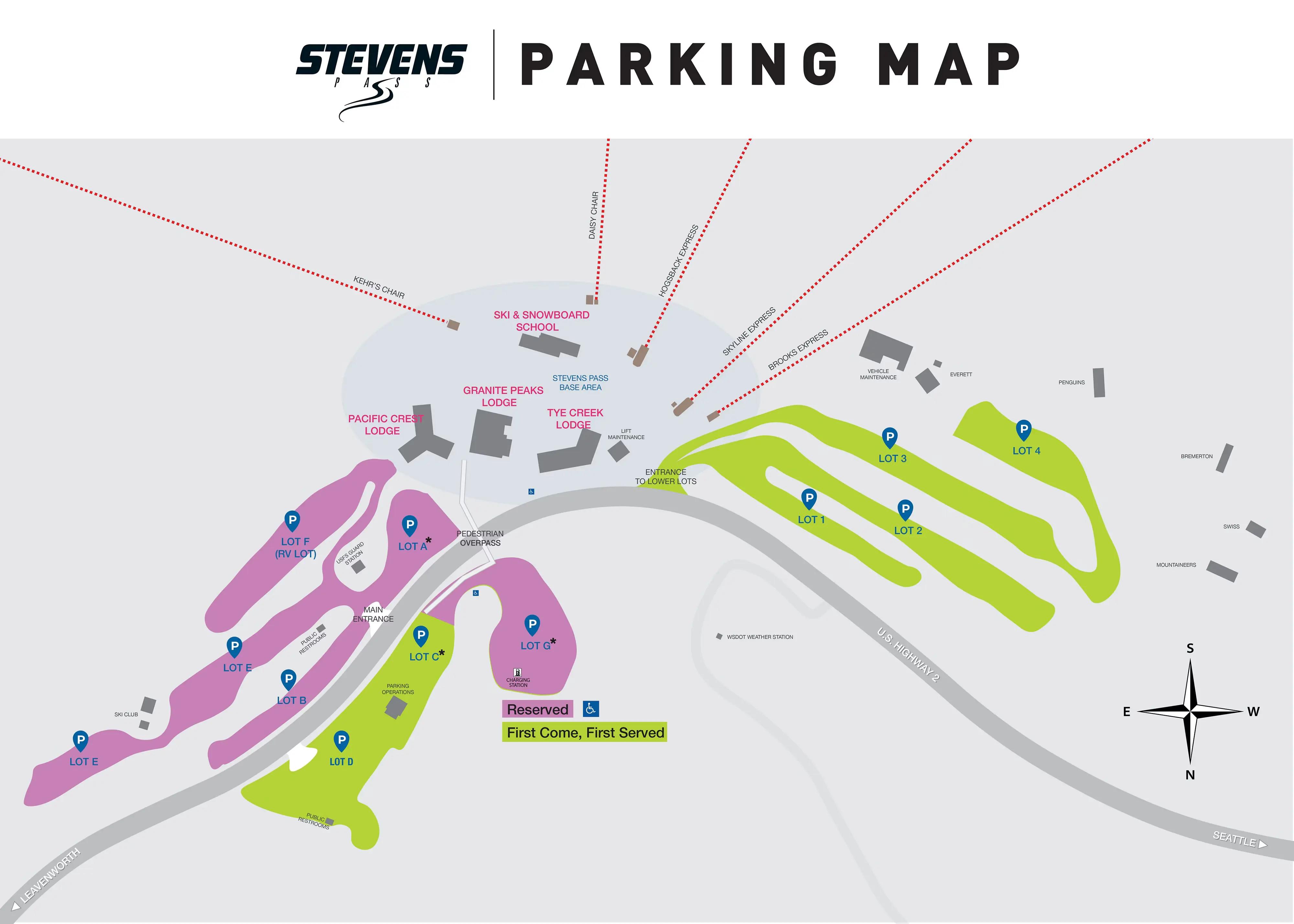 Stevens Pass Updates Parking Policy for 2025-26 Season