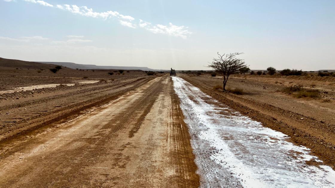 Private Farm Road Construction in Saudi Arabia by Tathbeet