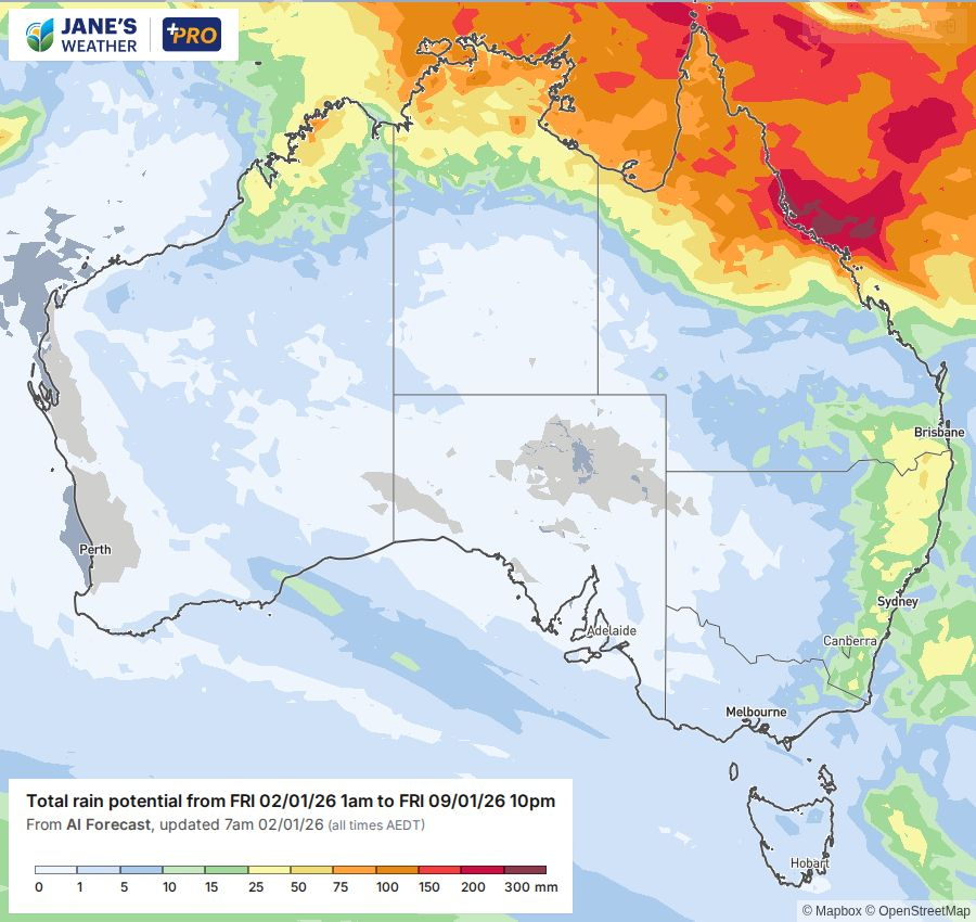 Jane's Weekly Update: 2nd January 2026 - www.farmonlineweather.com.au