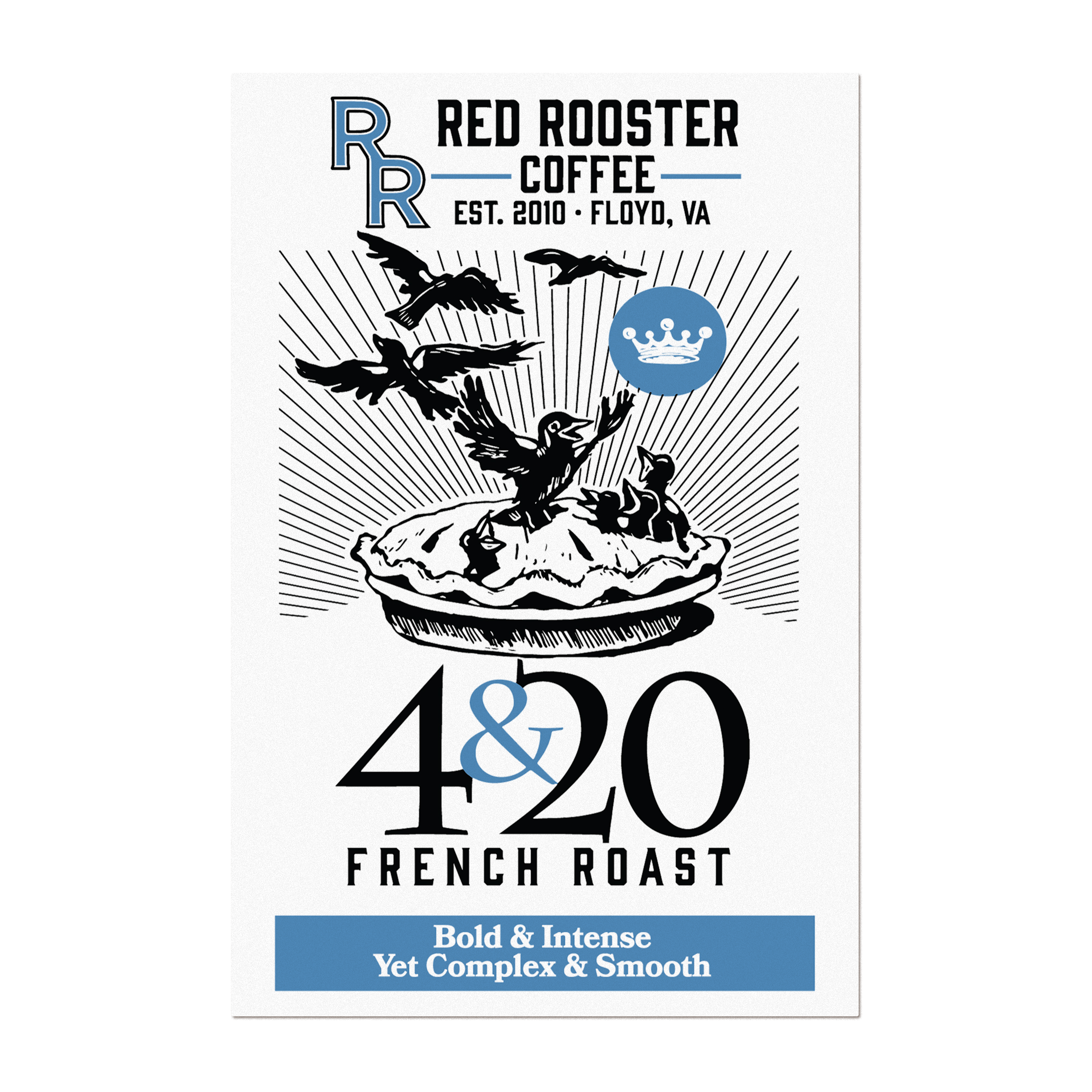 4&20 French Roast Poster - Red Rooster Coffee