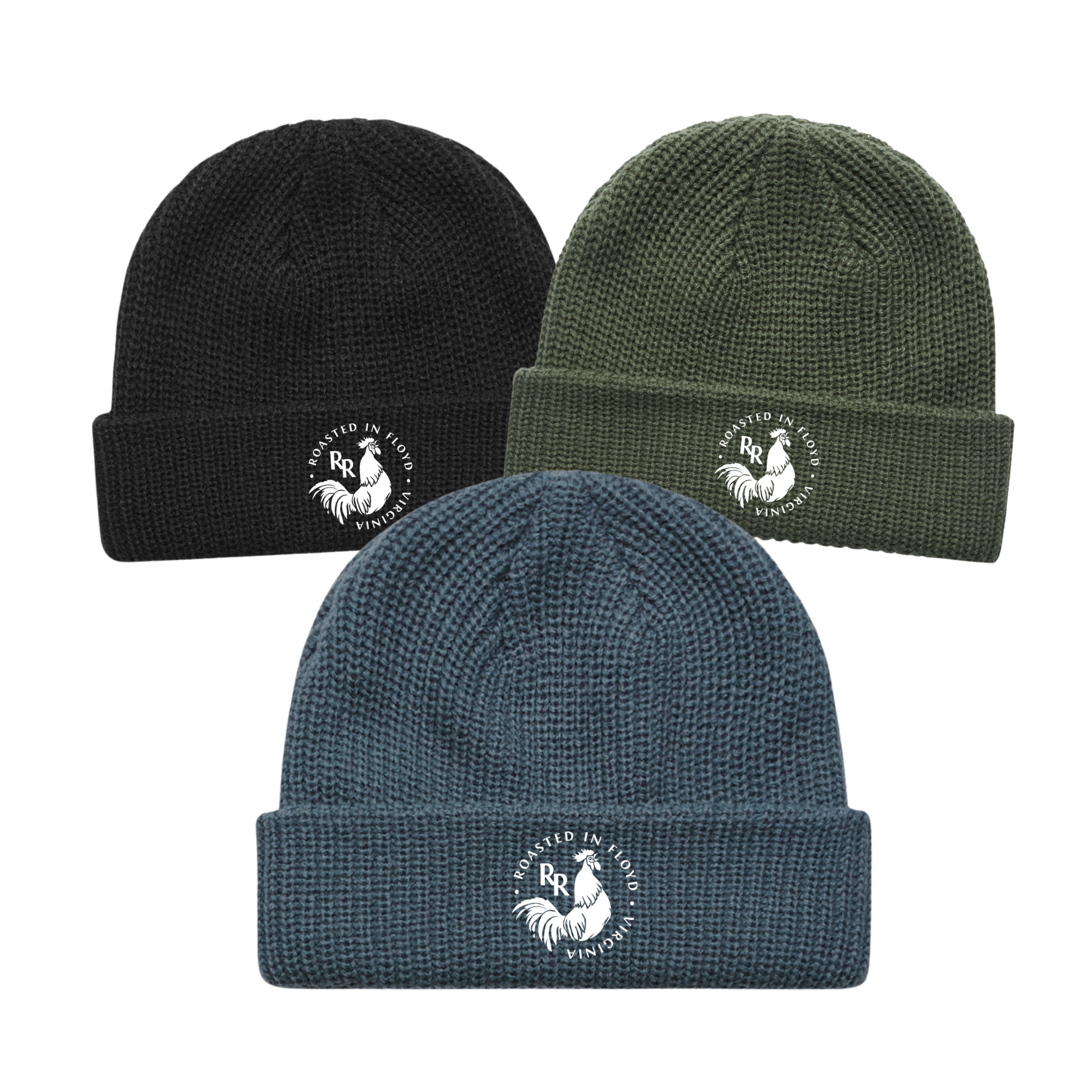Cable Beanies - Red Rooster Coffee