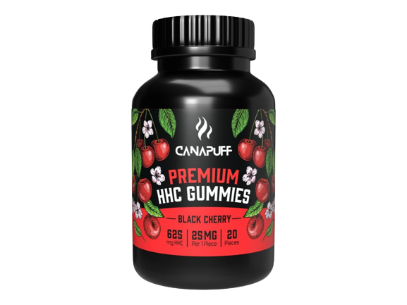 BLACK CHERRY HHC GUMMIES - CanaPuff