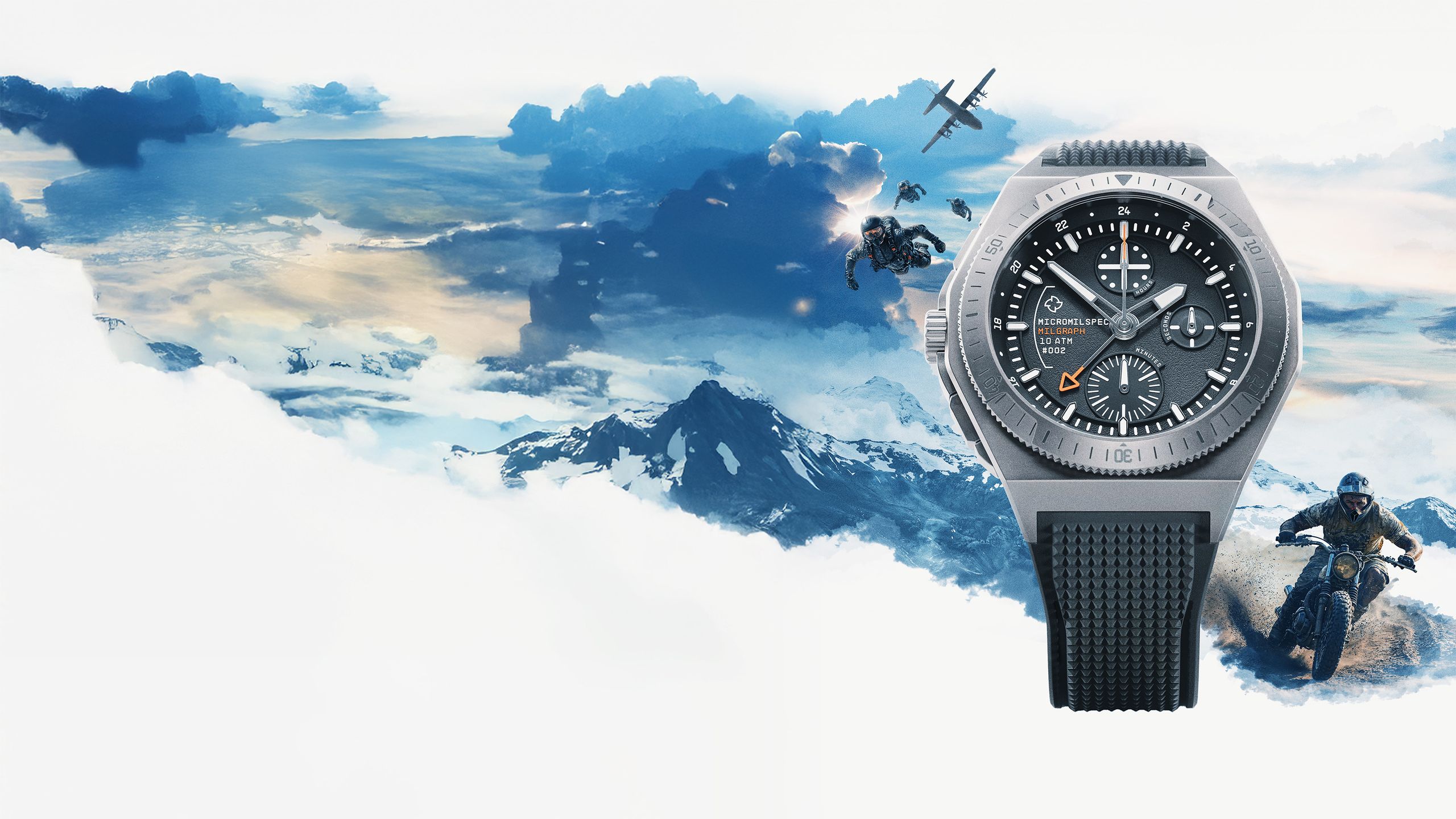 Milgraph — Titanium GMT Chronograph | Micromilspec