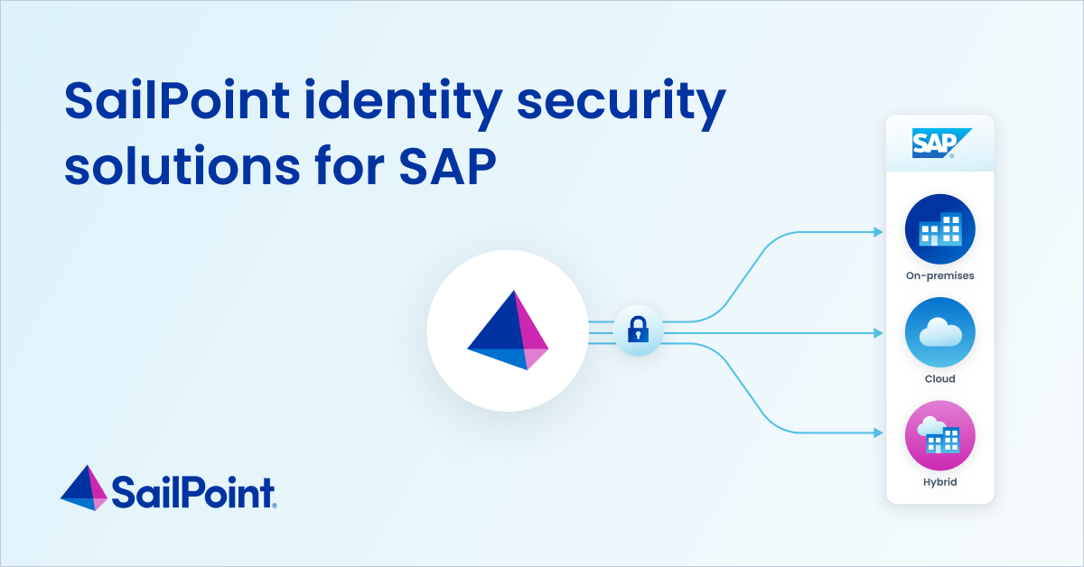 Introducing SailPoint Identity Security for SAP: Solutions for ...
