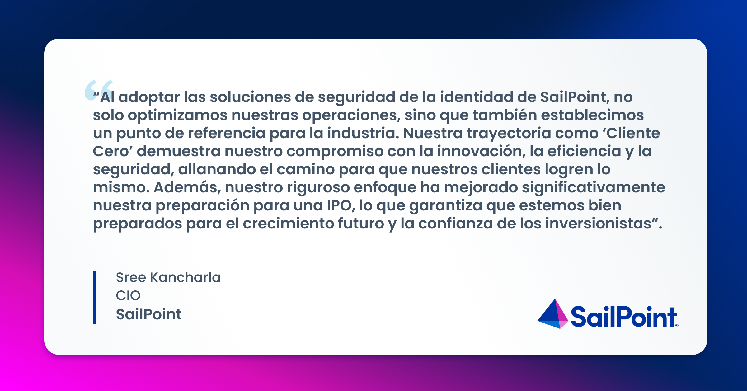 Caso práctico de SailPoint Customer Zero