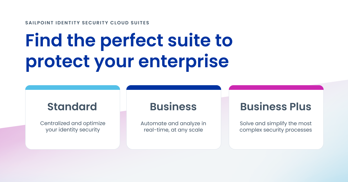 Suites - identity security cloud