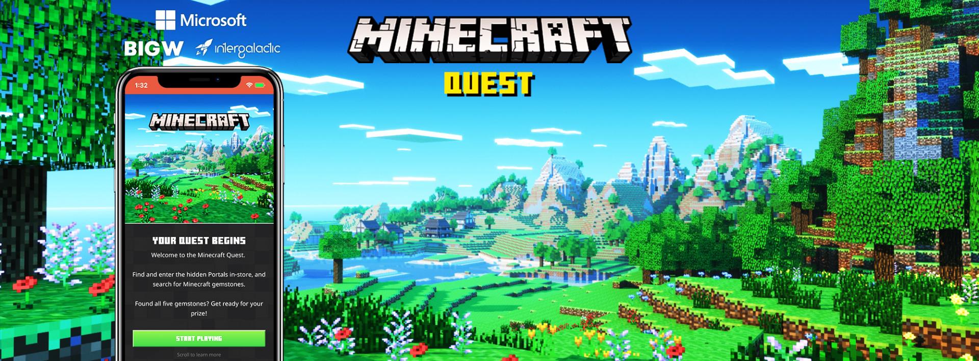 Minecraft Quest WebAR Retail Activation | Intergalactic - Innovation ...