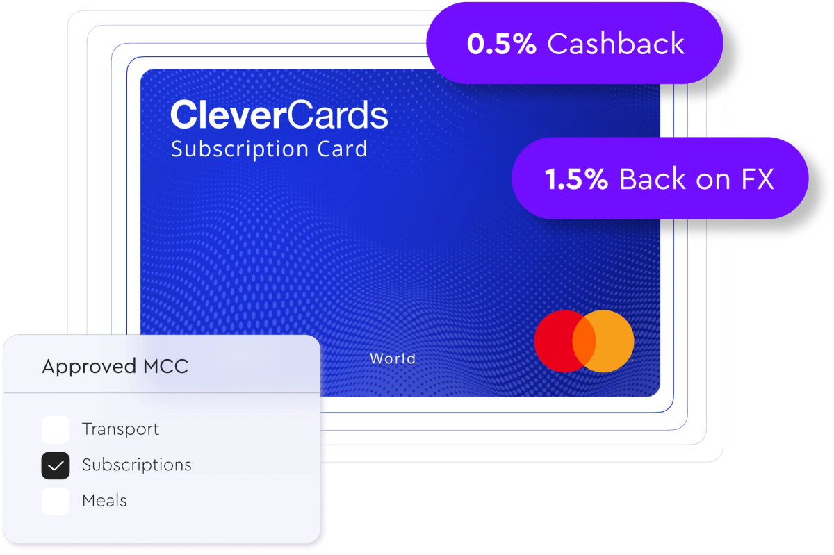 Digital Business Expense Cards & Employee Benefits | CleverCards