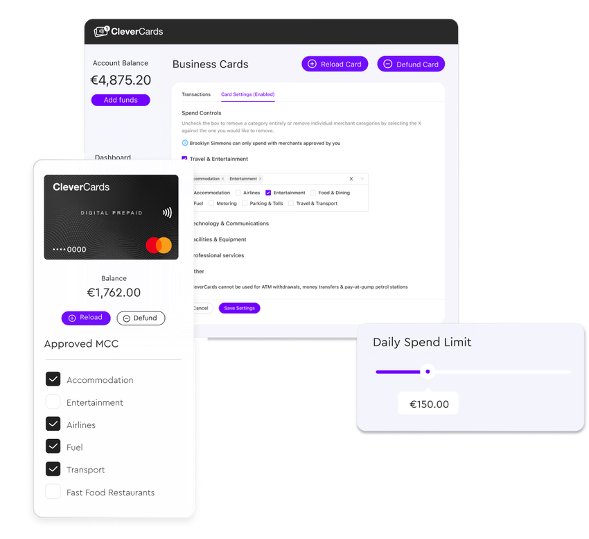 Corporate Travel Expense Cards for Businesses | CleverCards