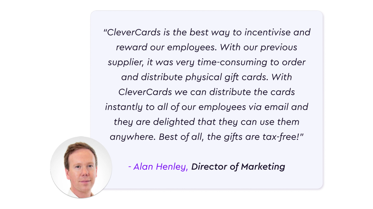 Tax-Free Digital Mastercards for Employee Gifting | CleverCards