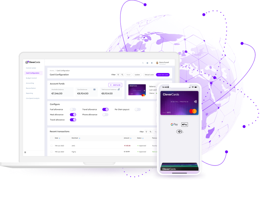 Simplify Employee Allowances with Prepaid Cards | CleverCards