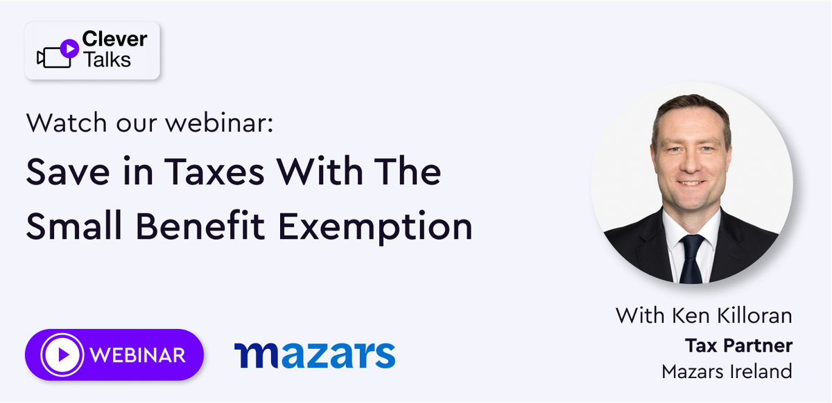 Webinar: Small Benefit Exemption