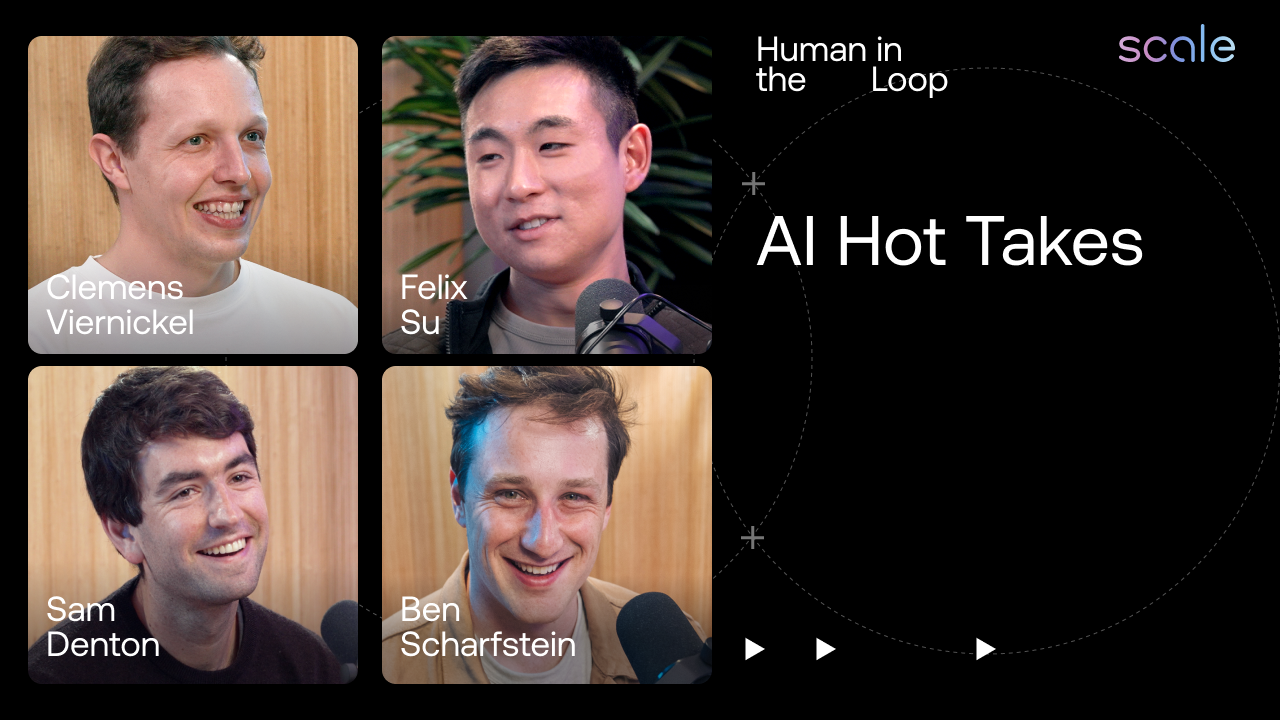 We voted on the internet's hottest AI takes | Scale AI