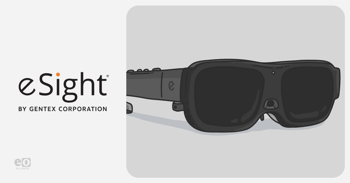 eSight showcases wearable assistive device for central vision loss