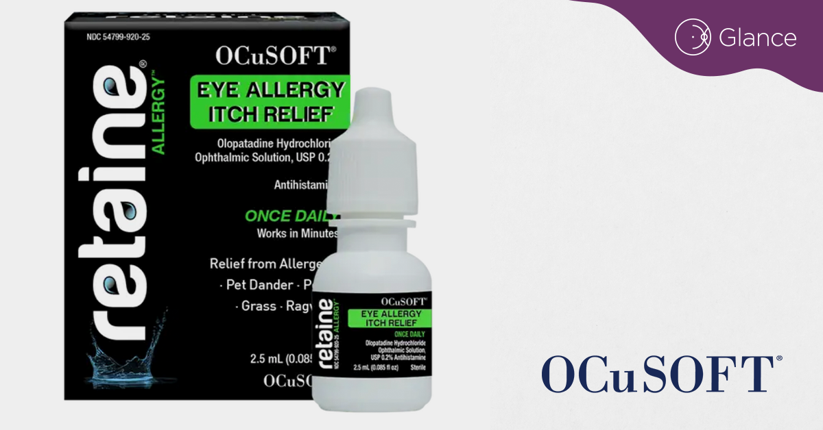 OCuSOFT launches new antihistamine drops for ocular allergy relief