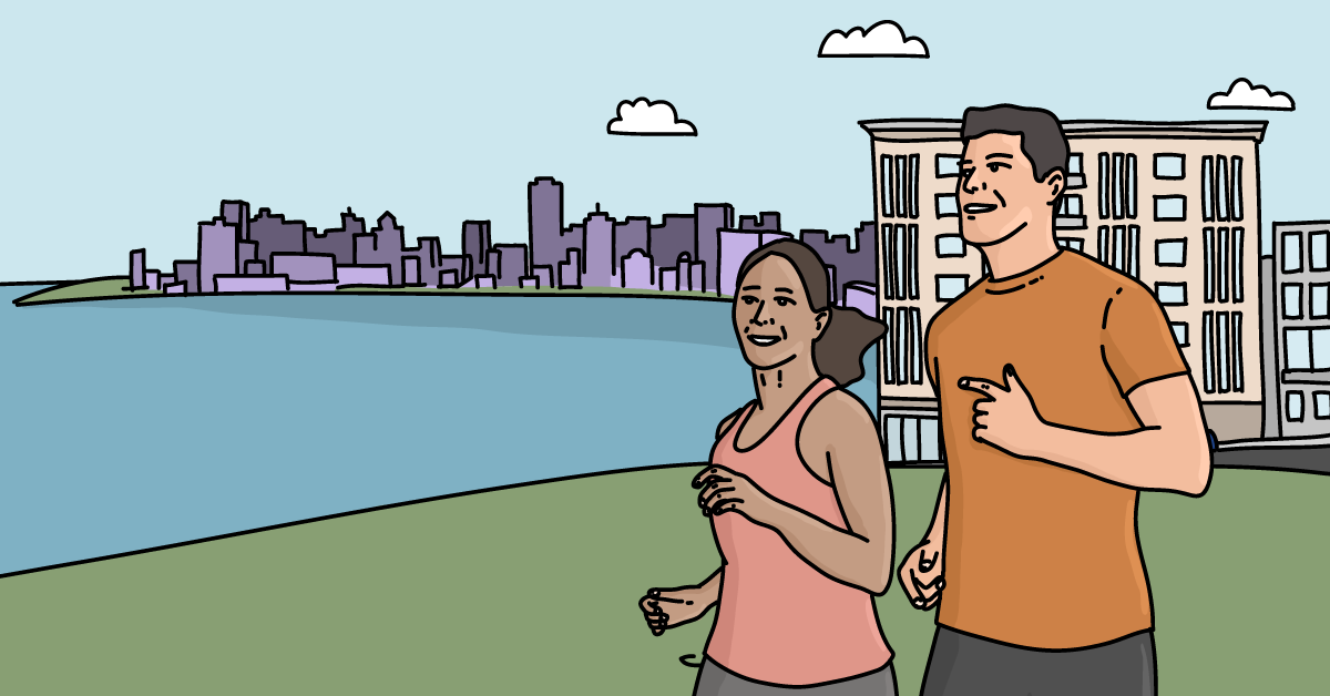 How does exercise impact IOP levels?