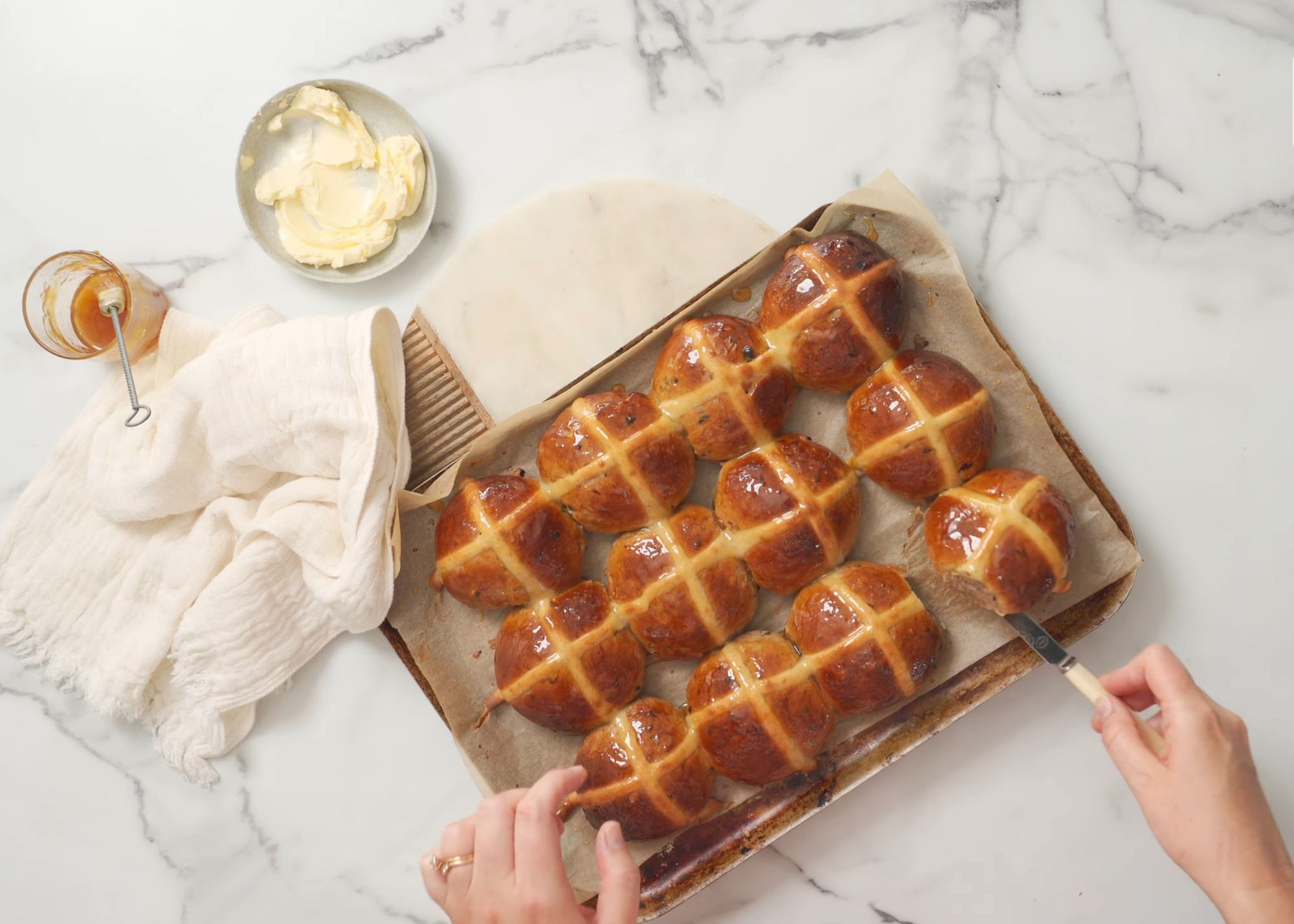 Vegan Hot Cross Buns with Sam Parish | StoryBites