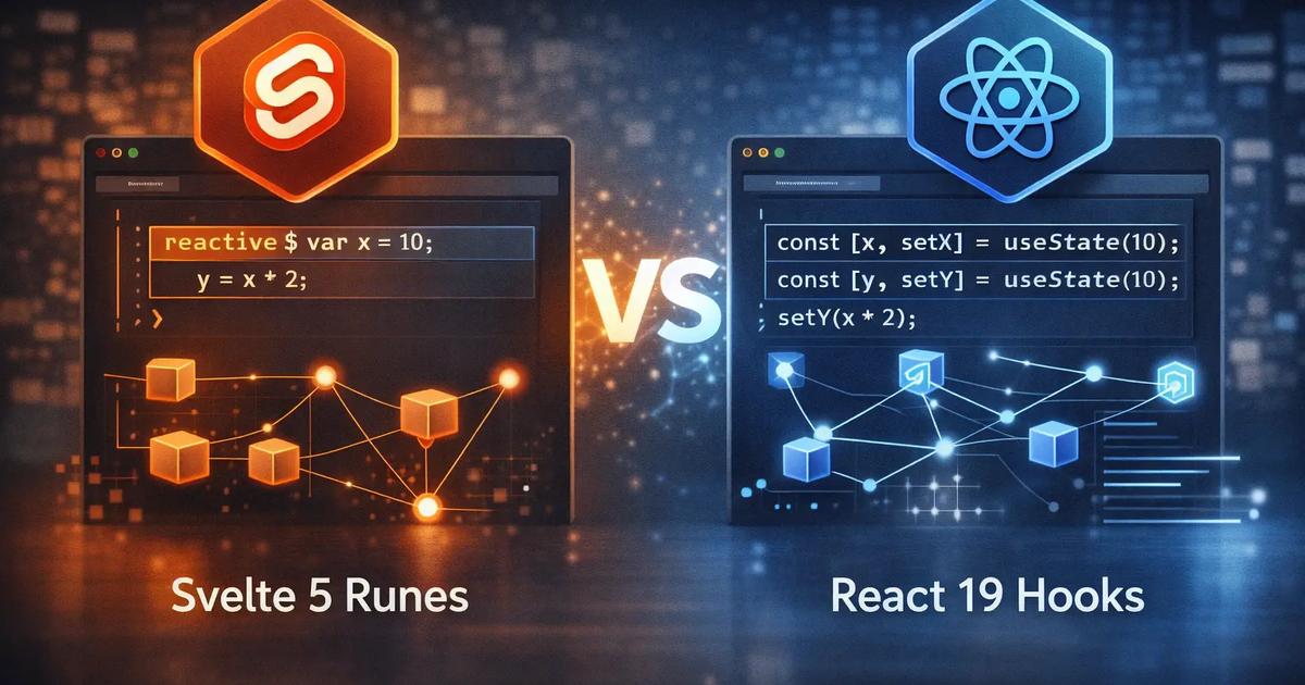 Svelte 5 Runes vs React 19 Hooks: Which Scales Better? | WriterDock