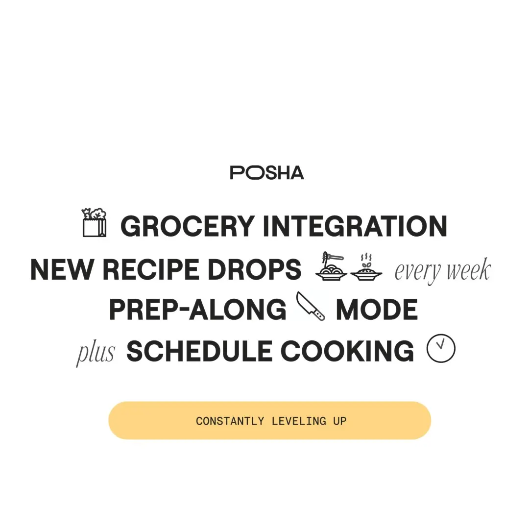 Pre-order Posha - Your Family's Private Chef | Nymble is now Posha | Posha