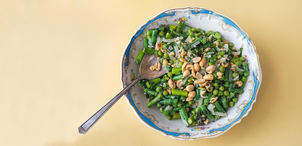 Spring Vegetable Medley with Peanuts Recipe