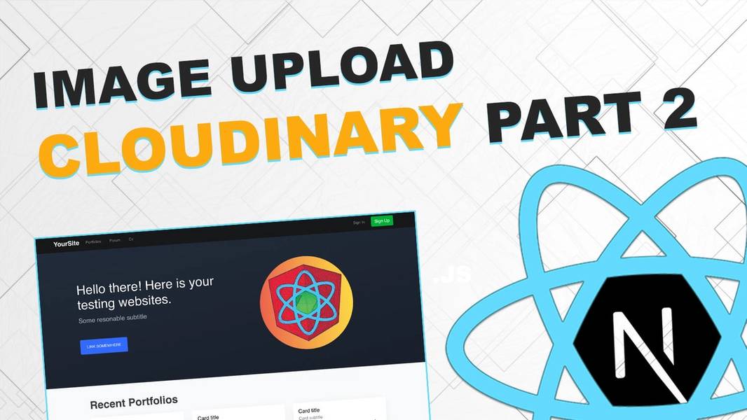 Image upload with Cloudinary - Part 2 (Next/React & Node JS) | Eincode Image upload with Cloudinary - Part 2 (Next/React & Node JS) | Eincode