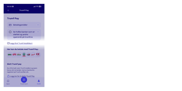 Trumf Kredittkort i Trumf Pay | Trumf
