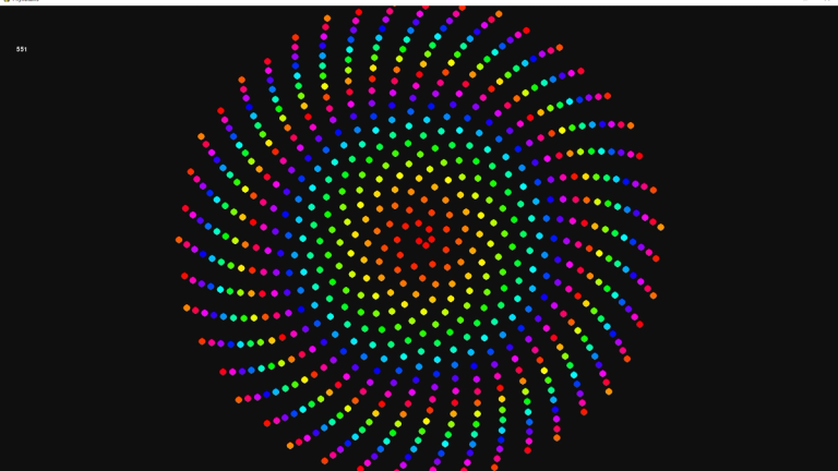 Phyllotaxis visualization with python - Auctux