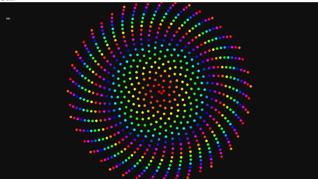 Phyllotaxis visualization with python - Auctux