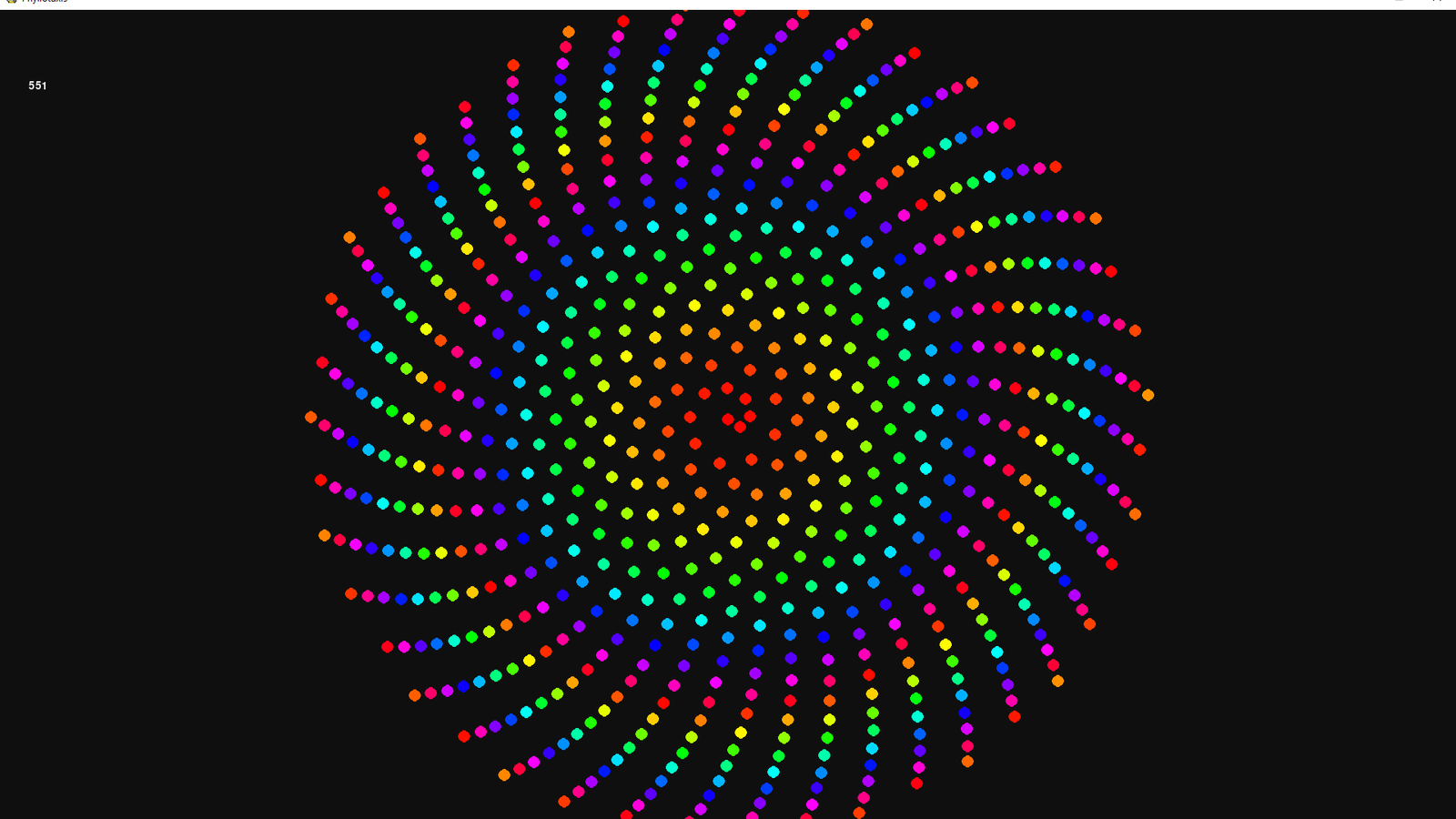 Phyllotaxis Visualization With Python Auctux