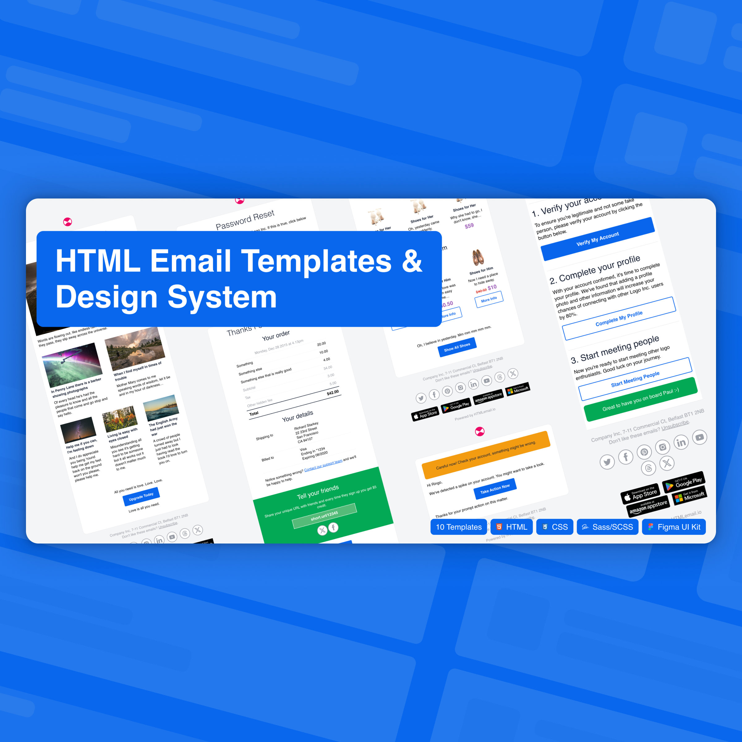 15+ Free Email Design Templates | Figma