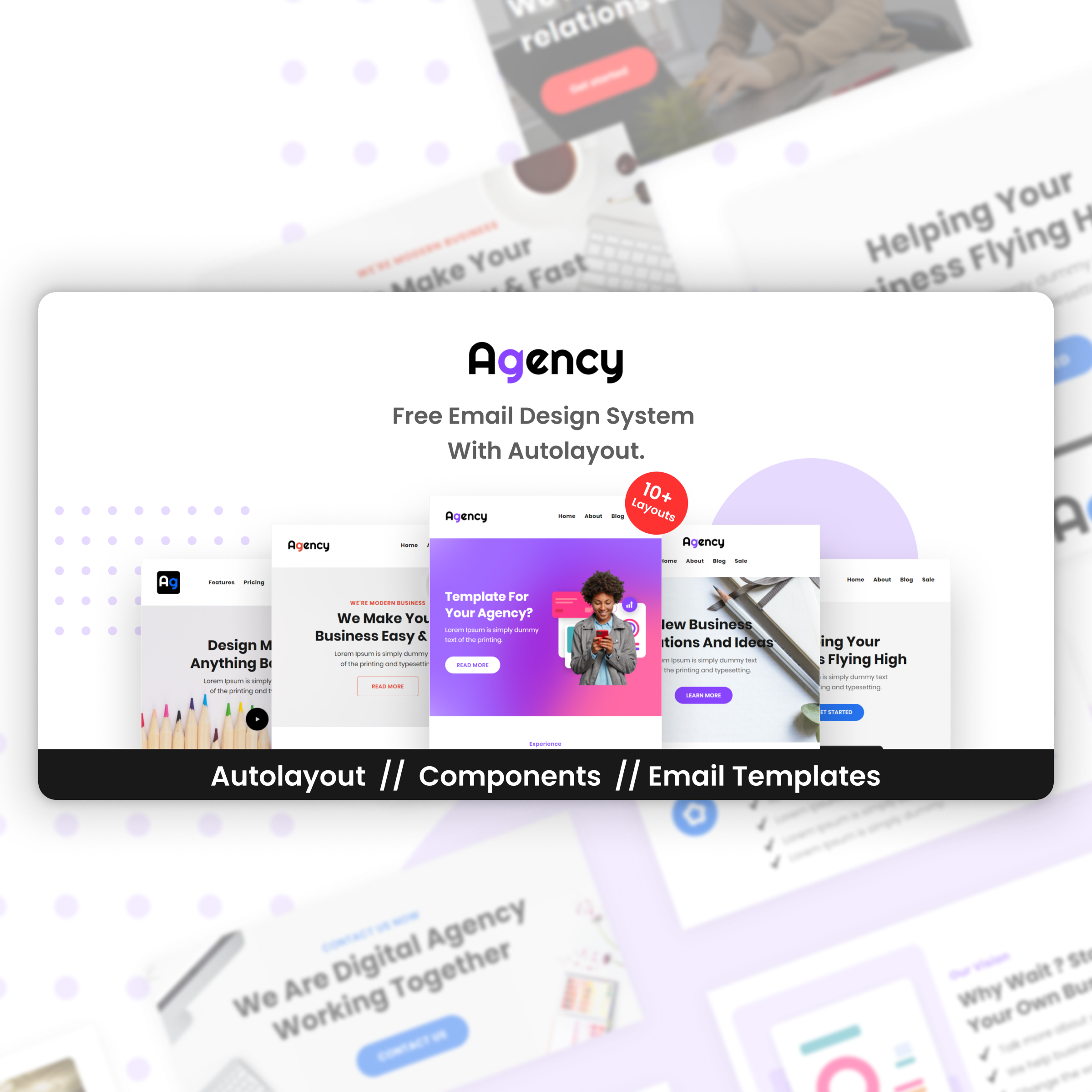 15+ Free Email Design Templates | Figma