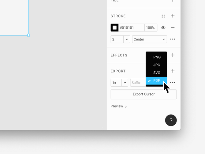 Figma has PDF Export