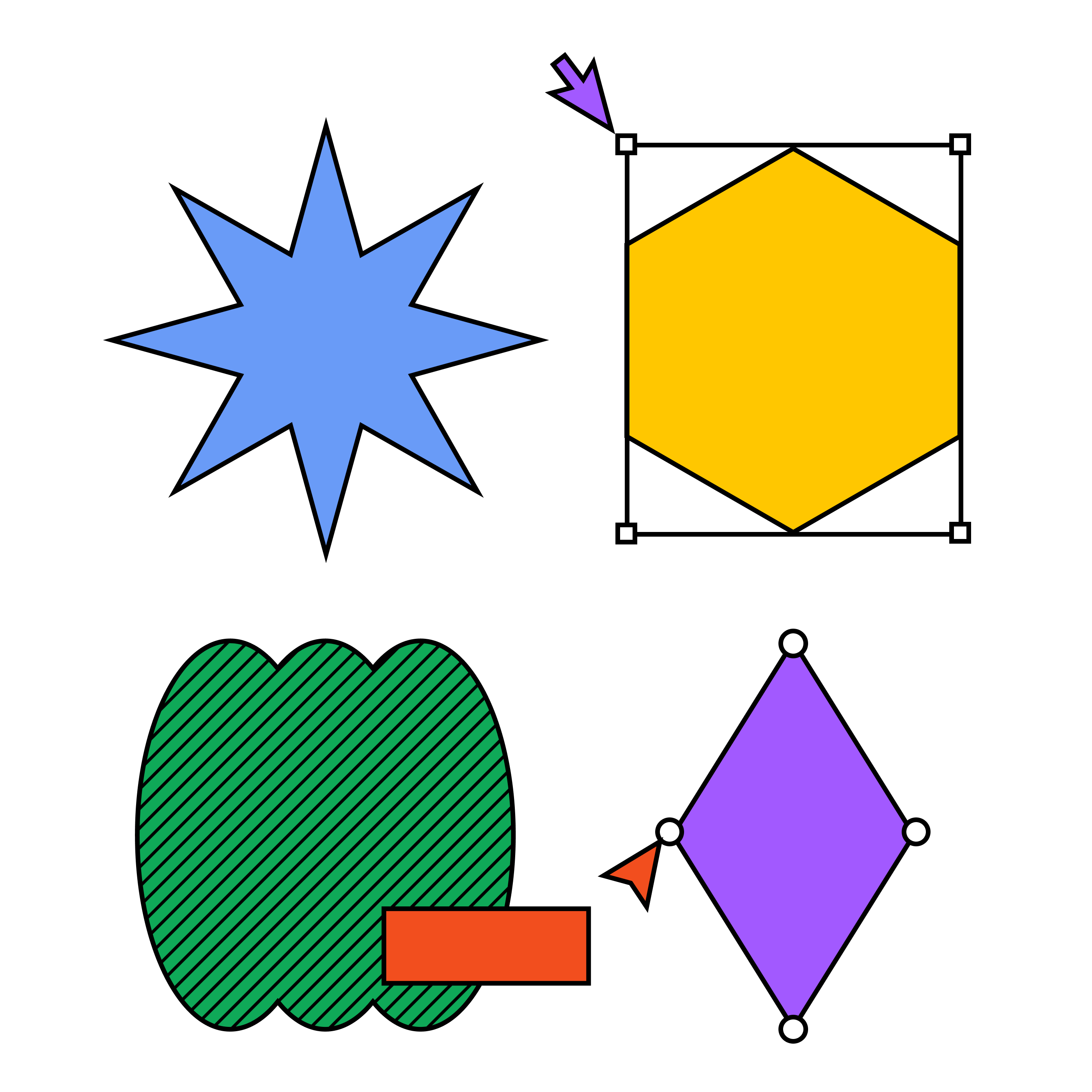 100+ Free Editable Shape Designs | Figma