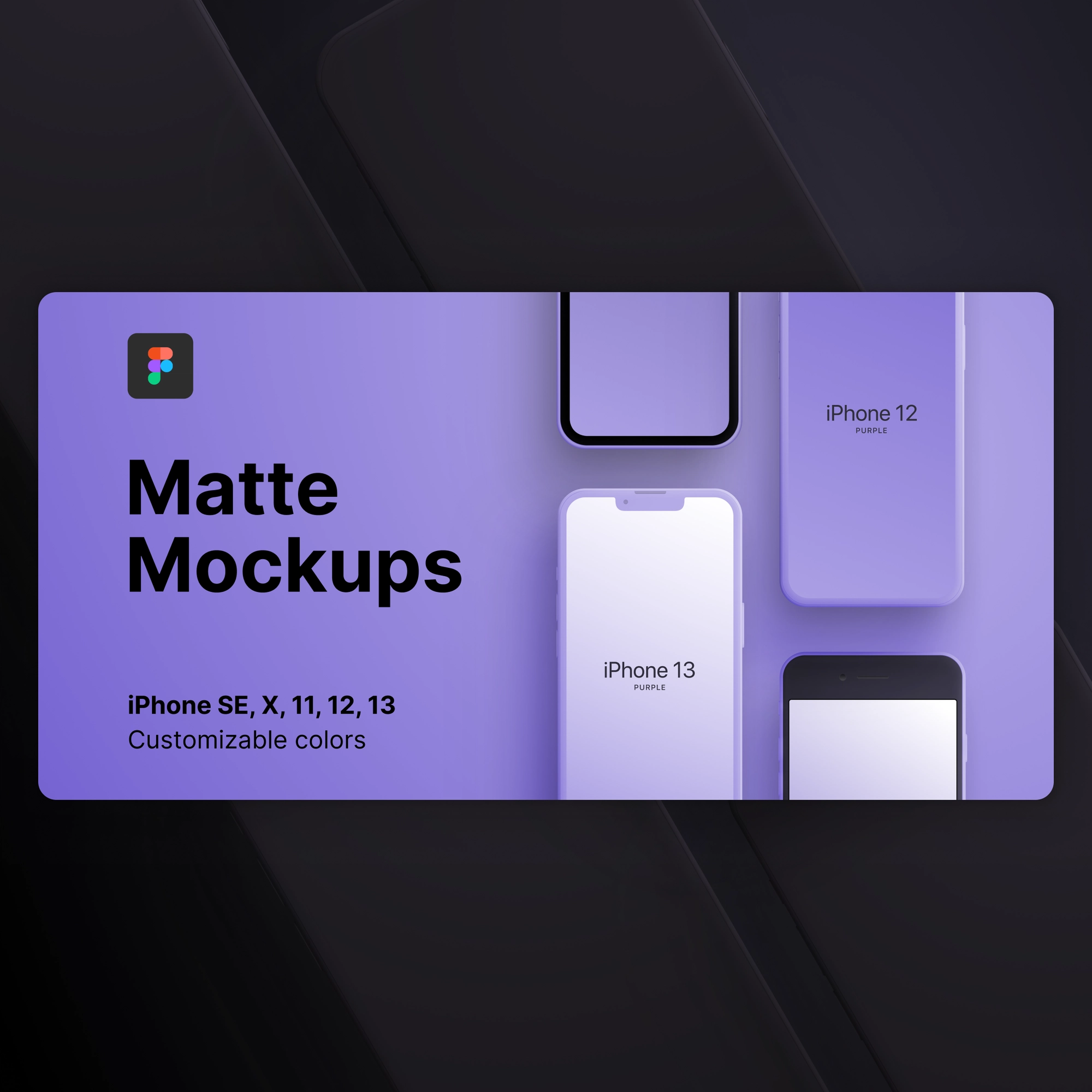 15+ Free Vector Editable iPhone Mockup Templates | Figma