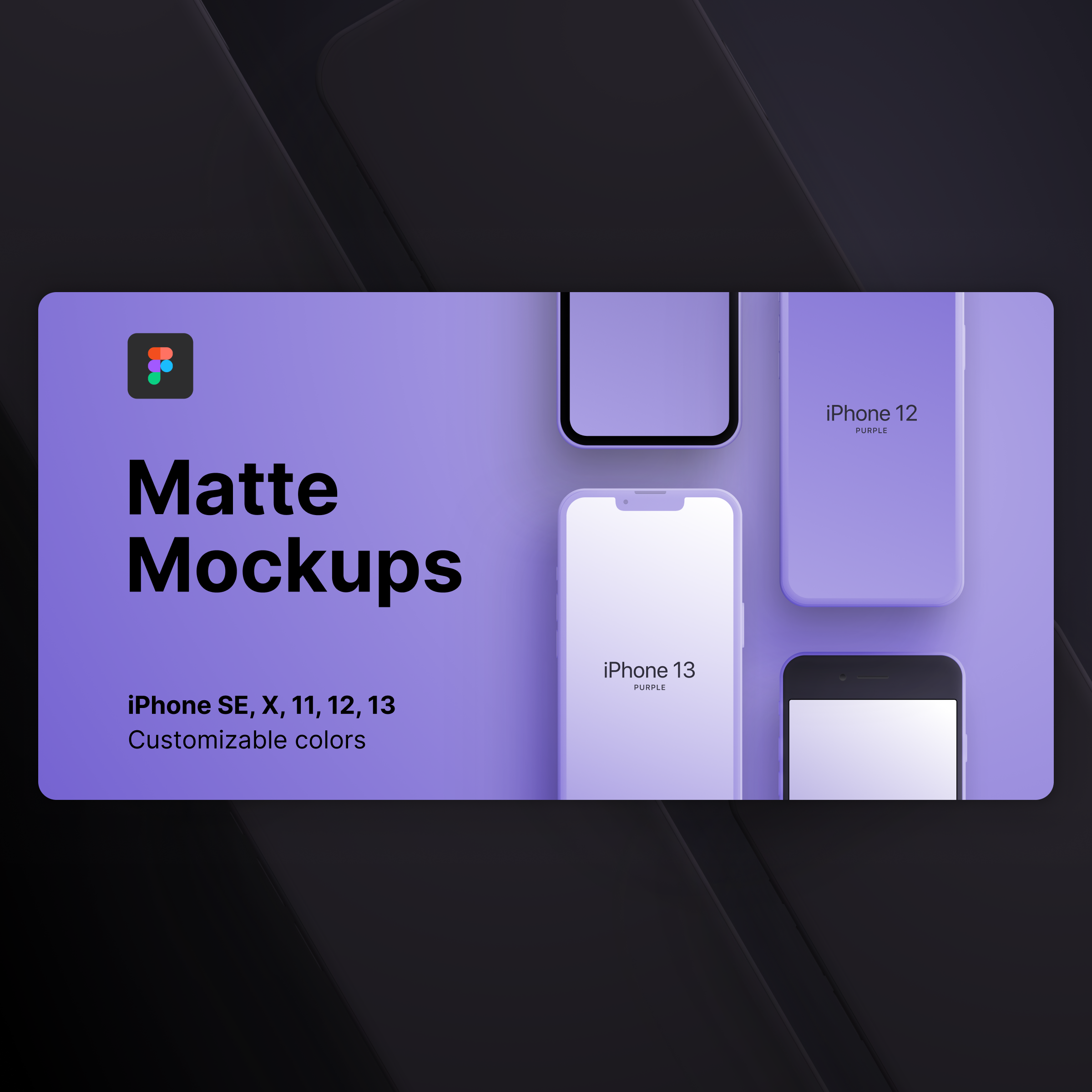 15+ Free Vector Editable iPhone Mockup Templates | Figma