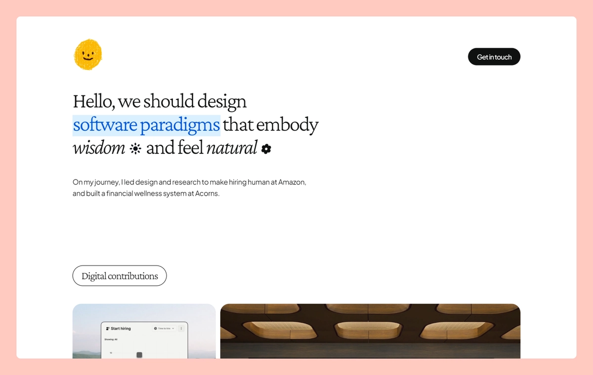 23 Inspiring Portfolio Website Examples & Tips | Figma