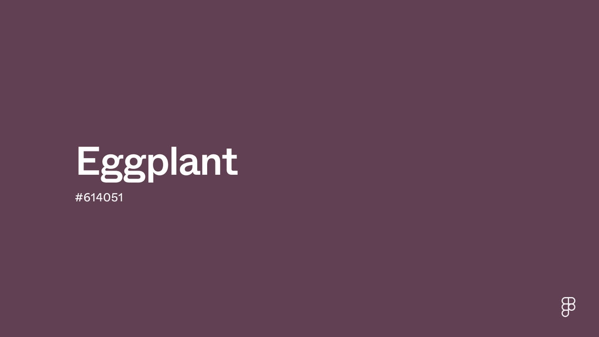 Eggplant Color: Hex Code, Palettes & Meaning | Figma