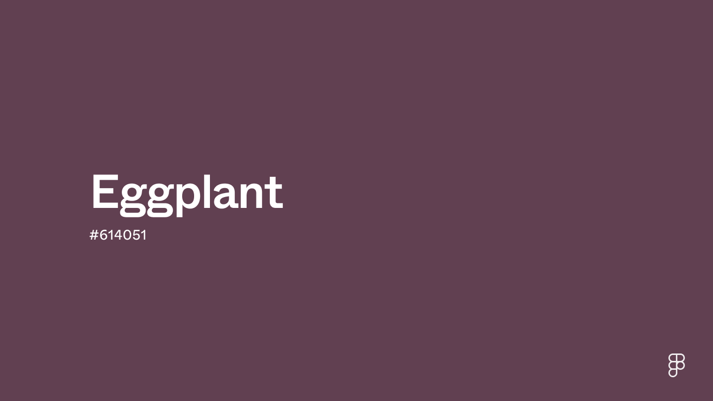 Eggplant Color: Hex Code, Palettes & Meaning | Figma
