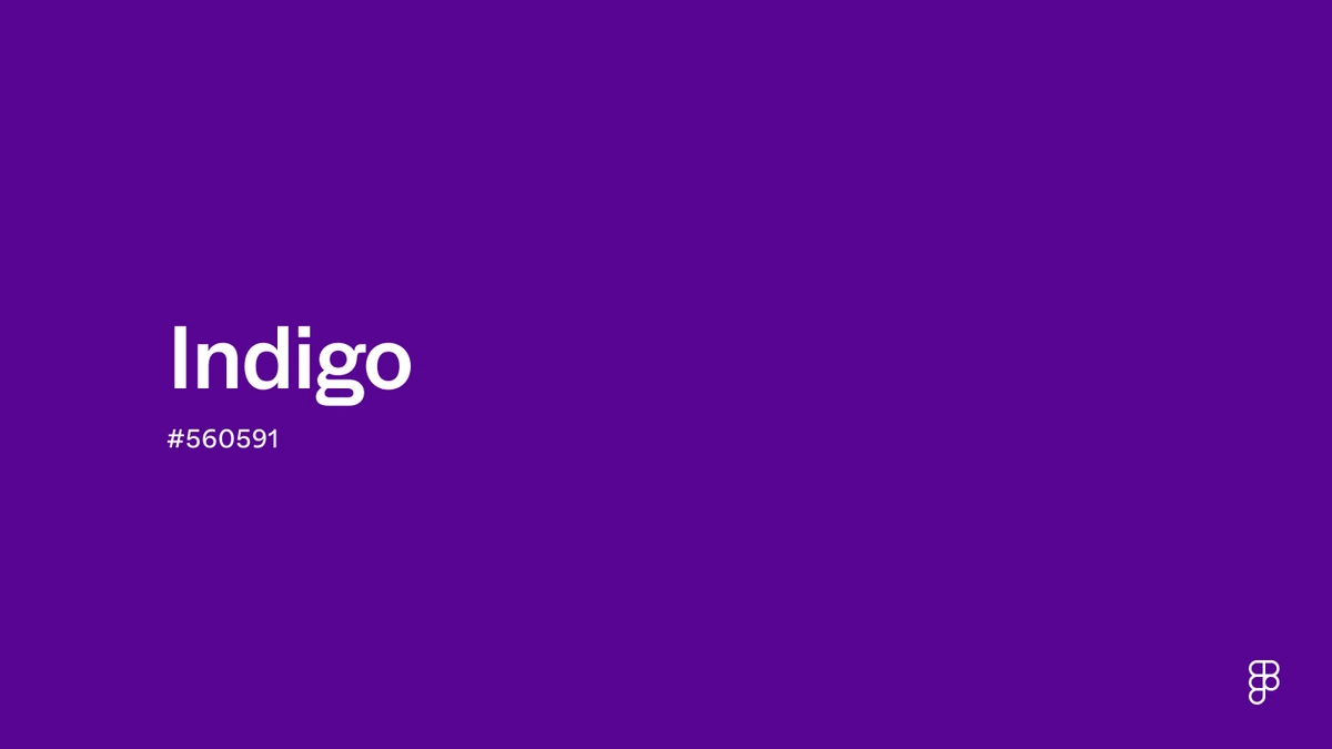 Farbe Indigo: Hex-Code, Paletten & Bedeutung | Figma
