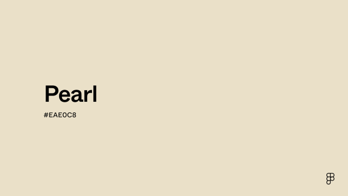 Pearl Color: Hex Code, Palettes & Meaning | Figma