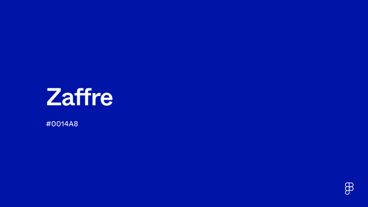 Zaffre Color: Hex Code, Palettes & Meaning | Figma