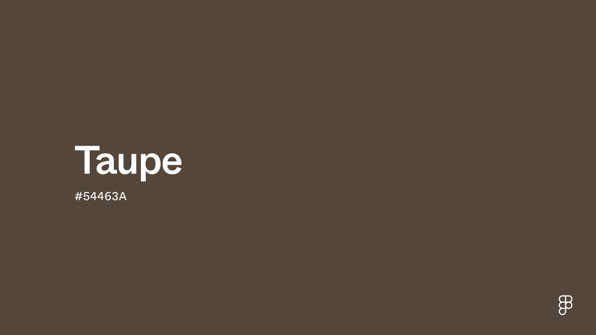 Taupe Color: Hex Code, Palettes & Meaning | Figma
