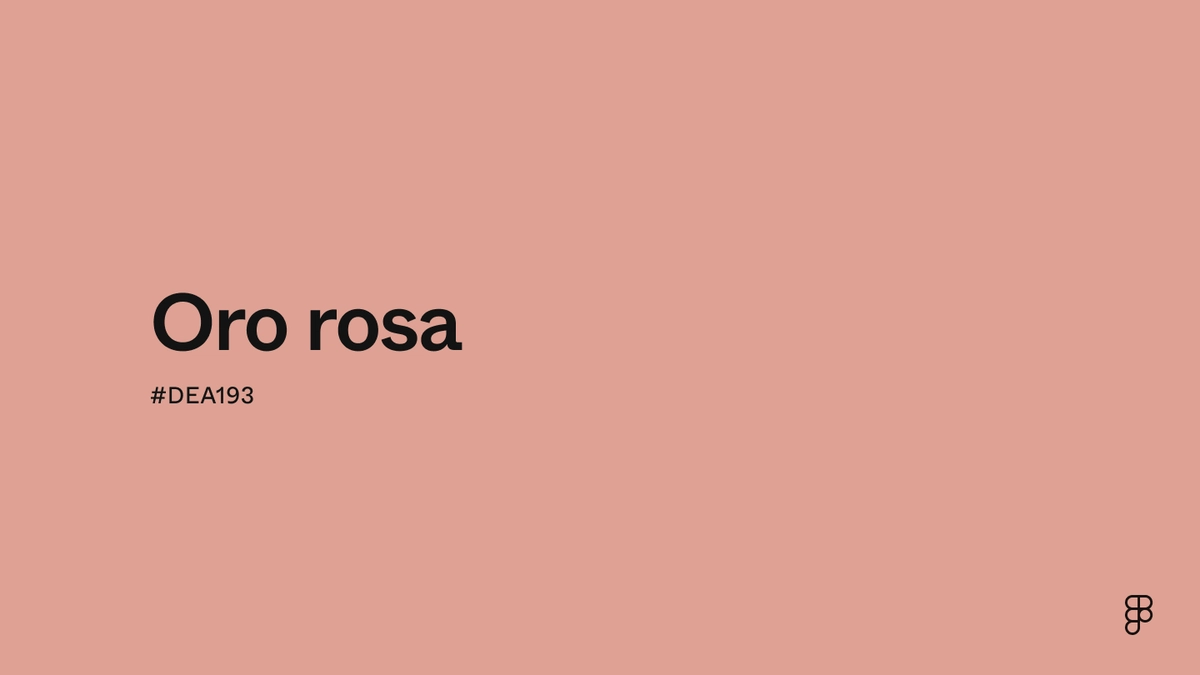 Color Oro Rosa: Código Hex, Paletas y Significado | Figma