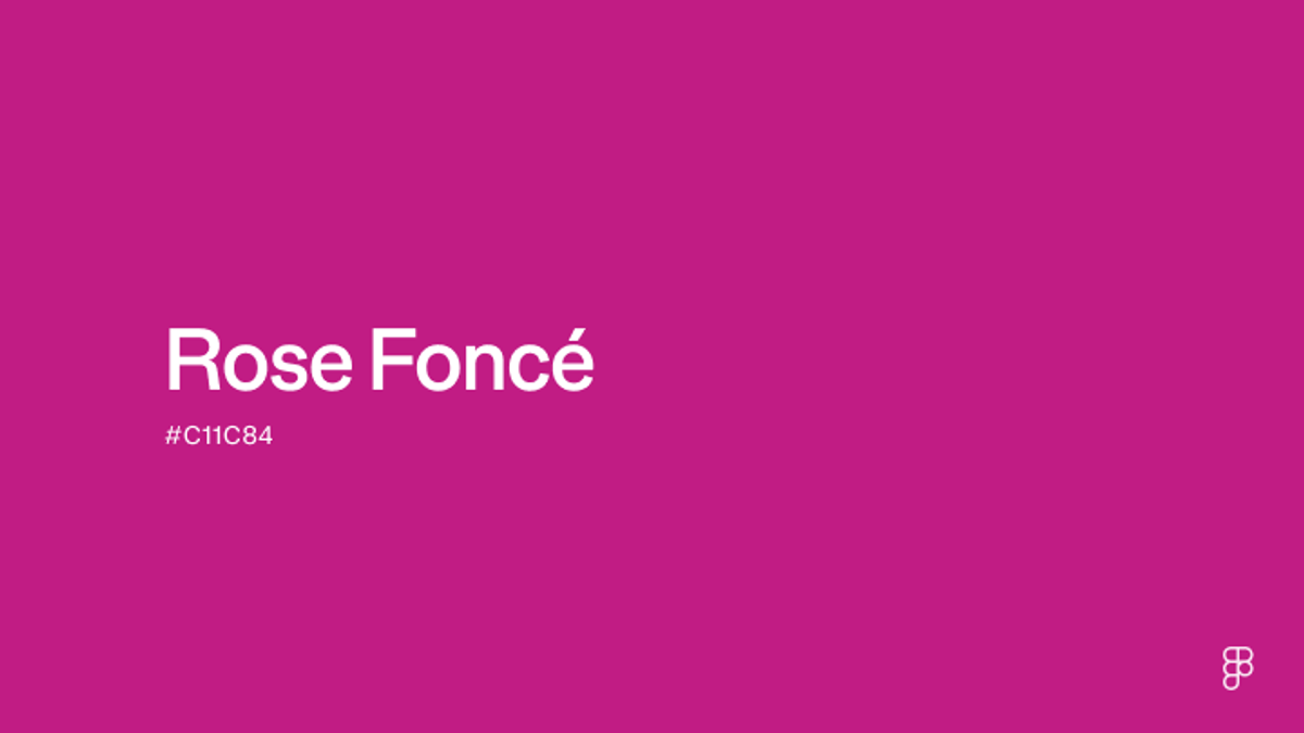 Couleur Rose Foncé : Code Hex, Palettes & Signification | Figma