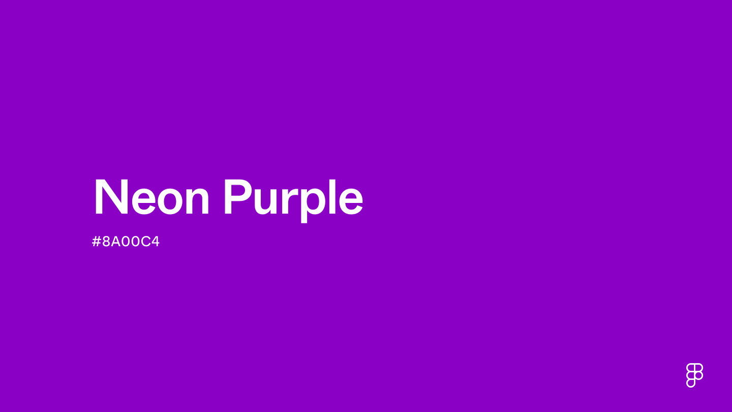 Neon Purple Color: Hex Code, Palettes & Meaning | Figma
