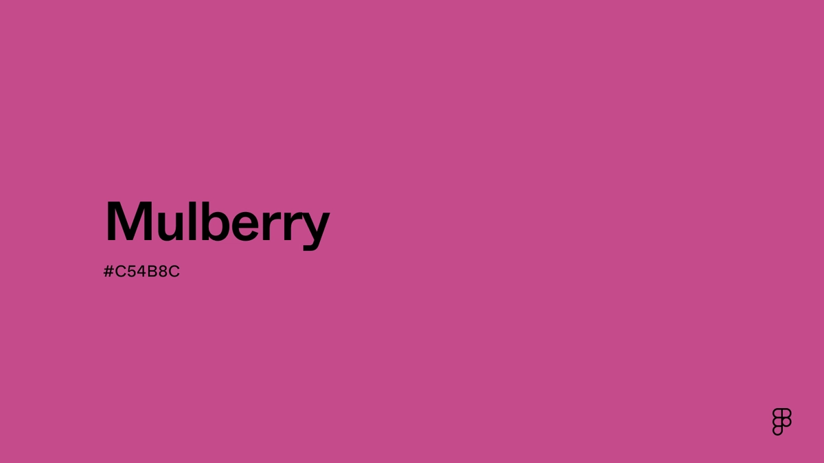 Mulberry Color: Hex Code, Palettes & Meaning | Figma